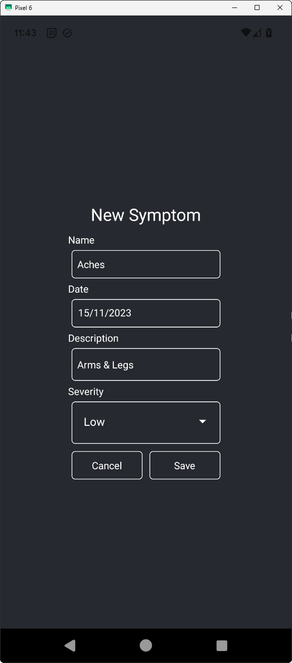 GitHub - LethalMaus/SymptomSage: An example Expo React Native app written in TypeScript to track ...